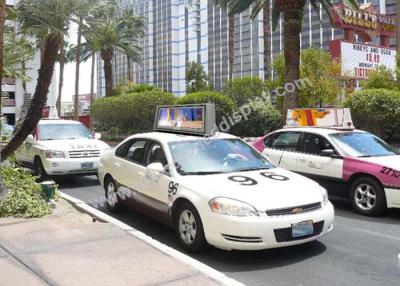 China Wasserdichte Taxi-Spitze führte Zeichen, Taxi-Dach LED-Anzeige 2 Jahre Garantie- zu verkaufen