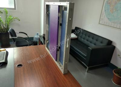 China Exposição de diodo emissor de luz interna da cor completa de SMD3528 P8 com poder de Meanwell do armário do ferro de 640x640mm à venda