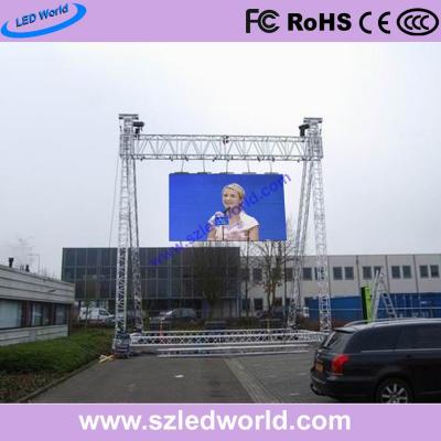 China Pixeldichtheid Buitenhuur LED-scherm met 14-bits grijze schaal Te koop