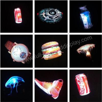 Cina la pubblicità all'aperto olografica di 3D Digital scherma il fan di 42cm che misura l'esposizione di LED con la carta di deviazione standard in vendita