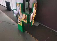 China Programmable Outdoor Fixed LED Display Pharmacy Cross Screen Full Color P10 for sale