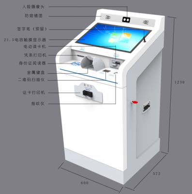 Cina 21,5 pollici di cassiere Machine di self service in vendita