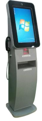 Cina Macchina del chiosco di auto della videosorveglianza con il ricevitore telefonico, chiosco del lettore di codice di 150W Qr in vendita