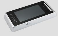 China 5 inches floor stand/ Wall mount face recognition & Free stouch temperature scanner, software include for sale