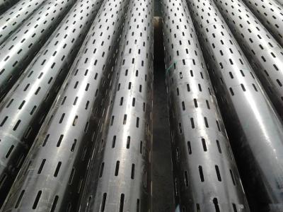 China Slotted Casing Pipe as the given drawing for sale