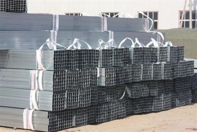 China pre galvanized rectangular carbon tubes for sale