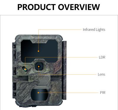 China KW866 WIFI Jachtpad Camera waterdicht IP67 OEM/ODM 512GB opslag SD geheugenkaart 32MP 4K Te koop