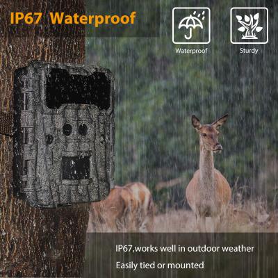 China KW696 buiten jachtcamera met dubbele lens 30MP lichtvrije achtergrondcamera 1080p nachtzicht 512G voor Te koop