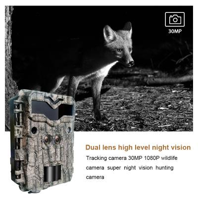 China KW698A hunting trail camera dual-lens 2-sensors scouting camera 4K game camera night vision for sale