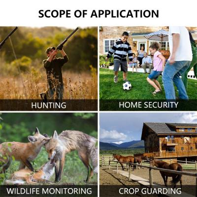 중국 KW591 야생동물 카메라 반짝이 없는 듀얼 센서 1080P 방수 IP67 0.4s 트리거 속도 최대 512GB 저장소 사냥 카메라 판매용