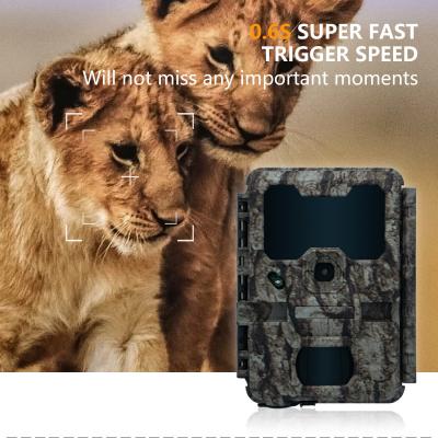 중국 KW865 WIFI 숨겨진 카메라 방수 IP67 20MP 0.6s 트리거 속도 최대 512GB 저장 야간 시력 트레일 카메라 판매용