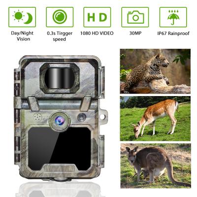 중국 트레일 카메라 ODM/OEM KW571 방수 IP67 비방광 CMOS 센서 30MP 사진 1080P 0.25s 트리거 속도 야간 비전 판매용