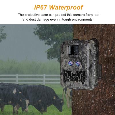 Китай Охотничьи камеры KW591 без свечения двойные датчики 1080P водонепроницаемый IP67 0.4s скорость срабатывания до 512 ГБ хранилища Охотничьи камеры продается