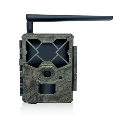 China 4g wireless hunting camera newest KW886 with antenna 24MP 1080P 0.1s trigger speed 48pcs infrared lights light build in SIM card for wildlife research for sale