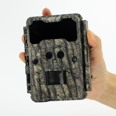 China Lente doble KW698A 0.25s velocidad de disparo 30MP 4K video sin brillo 120 pies de alcance nocturno resistente al agua IP67 hasta 512GB observación de venados de la vida silvestre en venta