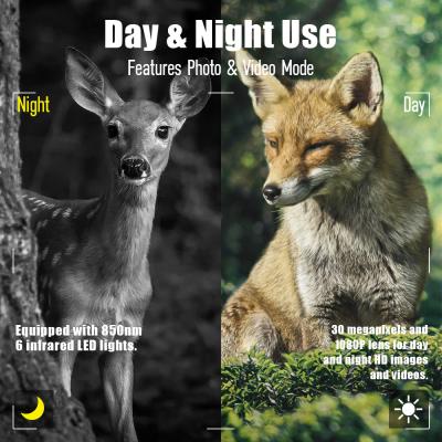 China Wildkamera mit hoher Sensorauflösung 13 MP Cmos-Doppelobjektiv-Hinterkamera zu verkaufen