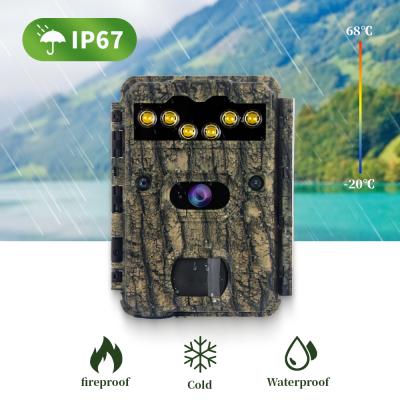 China 36MP 4K video trail camera up to 12 months battery life No-glow LED 100ft Night Range support white LED for sale