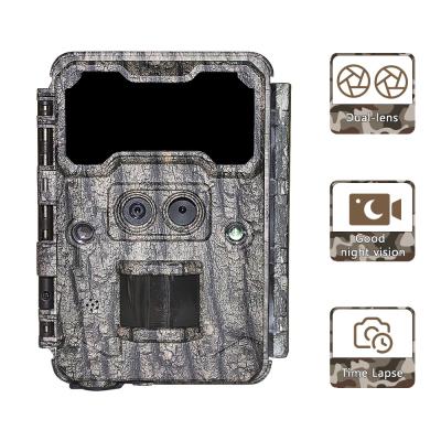 China Câmera dupla nativa da fuga da lente de 13MP CMOS que caça a câmera Nigh dos animais selvagens da visão da câmera 0.3s for sale