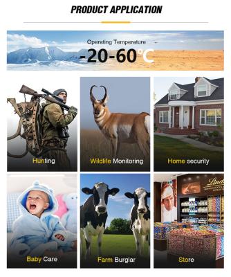 China Waterproof Photo Trap Infrared Hunting Cameras Security Surveillance 1080P Wildlife Trail Camera for sale