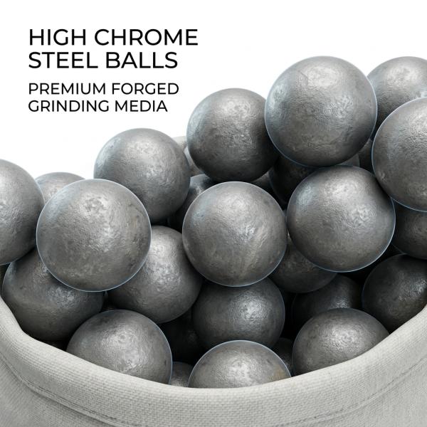 Quality Low Chrome Steel Balls for Ore Mining Drilling Tools Casting Processing High Impact Toughness for sale
