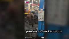 process of bucket tooth