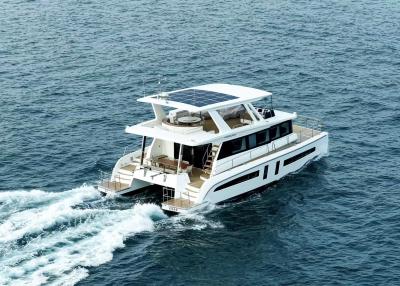 China Luxurious Diesel Motor Power Catamaran Charter Yacht Mazarin 55ft for sale