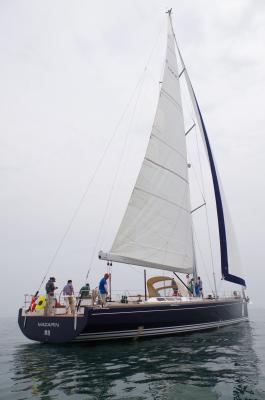 China DC 24V Sailboat Monohull Offshore Racing Sailboats With Exceptional Visibility for sale