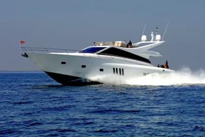 China Modern Styling 72ft Luxury Motor Cruisers High Efficient Ocean Travel Yacht for sale