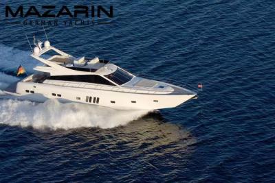 China Comfortable Motor Yacht Monohull 72ft Powerful Engine Durable Hull for sale