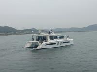 Quality Large Space Leisure Sailing Catamaran 55 Foot With Four Spacious Double Cabins for sale