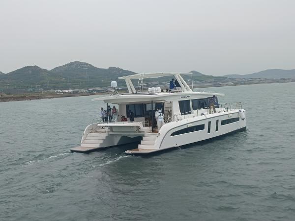 Quality Mazarin 55ft Sailing Catamaran High End Private Leisure Reception Boat for sale