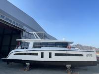 Quality Mazarin 55ft Luxury Power Catamaran Yachts German Exquisite Craft for sale