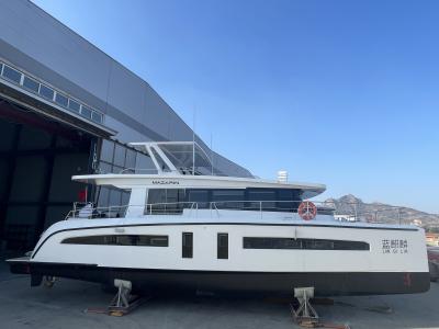 China Mazarin 55ft Luxury Power Catamaran Yachts German Exquisite Craft for sale