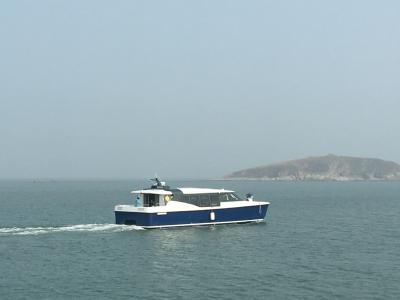China 59 Passengers Catamaran Ferry Anti Roll Stability Shallow Draft Boats for sale