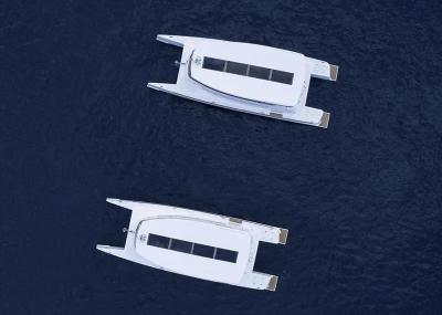China Mazarin Zero Emission Electric Ferry 14M Tourist Catamaran Passenger Ship for sale