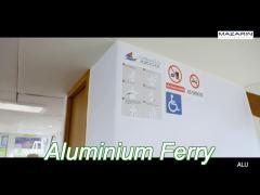 mazarin 14m aluminium ferry boat for high end scenic area operations