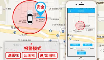 Geofence alert illustration