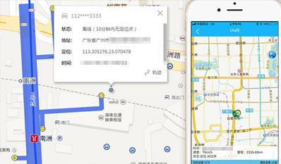 Route tracking display