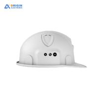China Battery Powered Wireless Smart Helmet GPS For Construction Easy Installation for sale