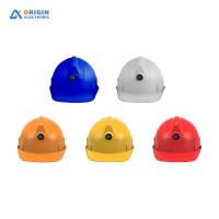 China Battery Powered Wireless Smart Helmet GPS For Construction Easy Installation for sale