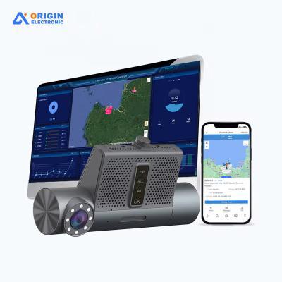 China 1080P Mini 3-Channel Dashcam with GPS & 4G , AI Dash Cam with Driver Fatigue Detection for sale