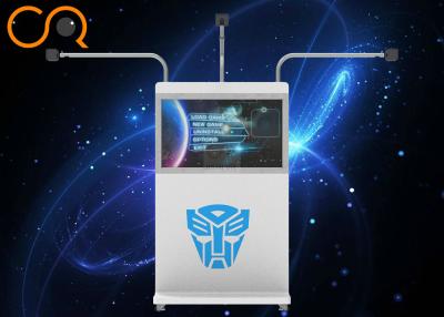 China New Arrival white color simple operation interaction mini arena with more than 40 pcs vr games for sale