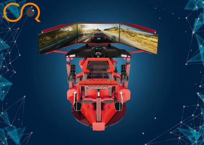 China VR Racing Simulator Three Screen 360 Degree Racing Car Dynamic Driving Equipment for sale
