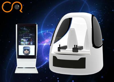 China Space Capsule Shaped 9D VR Cinema Game Entertainment Dynamic Seats 9d  Cinema Virtual Reality Simulator for sale