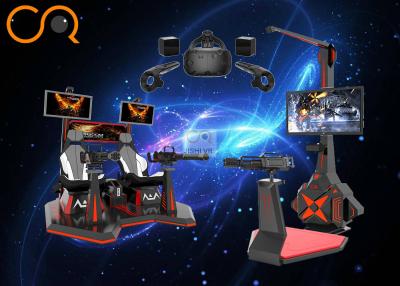 China Two Sets 9d VR Simulator / Standing Virtual Game Simulator For Theme Park for sale