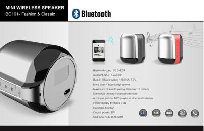 China Mesa-tipo mini mini orador sem fio impermeável estereofónico de Bluetooth/V3.0 à venda