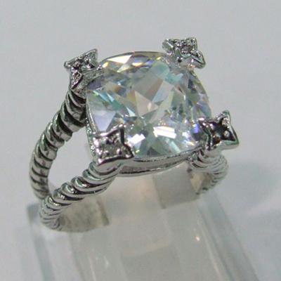 China (R-05) wholesale fashion jewelry DY Classic white topaz Point Ring for sale