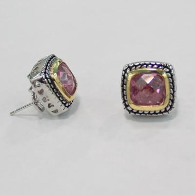 China (E-22) Pink Stud Earrings Designer jewelry for Womens girls friend fashion jewelry for sale
