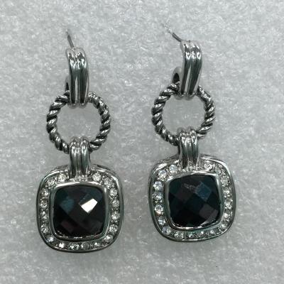 China (E-03)Renaissance Earrings with Black Onyx and Crystal Wholesale brand Jewelry Earrings for sale