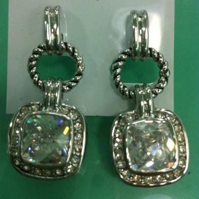 China (E-10)Renaissance Earrings with white topaz and Crystal Wholesale Hot Jewelry Earrings for sale